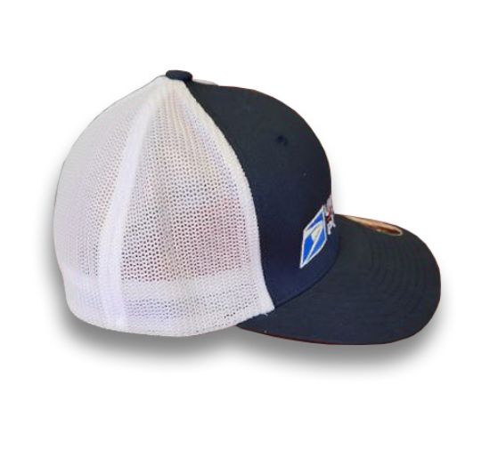 Amore Tees. USPS Navy Blue and White Mesh Embroidered Flexfit Hat ...